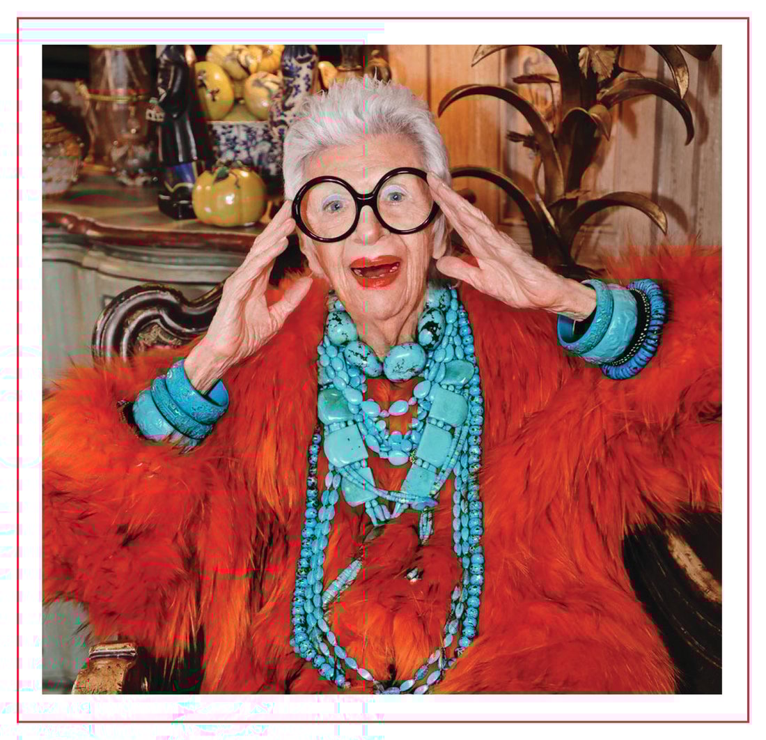 Iris Apfel Maximal Couture Fabrics and Trimmings