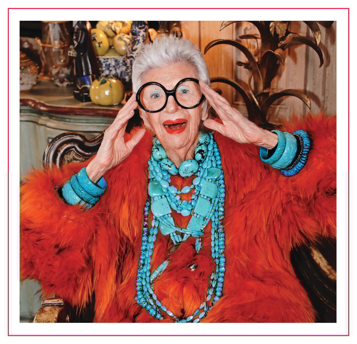 Iris Apfel Maximal Couture Fabrics and Trimmings